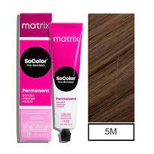 TINTURA MATRIX SOCOLOR PRE BONDED 5M 90ML 5.8 CASTAÑO CLARO MOCCA ...