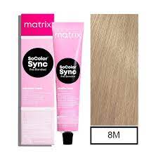 TINTURA MATRIX SOCOLOR SYNC 8M 90ML RUBIO MOCCA CLARO — Comprasmart Chile